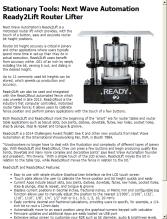 Stationary Tools: Next Wave Automation Ready2Lift Router Lifter ...