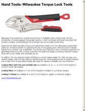 Hand Tools: Milwaukee Torque Lock Tools - Contractor Supply Magazine