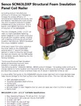 Power Nailers & Staplers: Senco SCN63LDXP Structural Foam Insulation ...