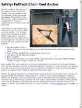 Safety: FallTech Chain Roof Anchor - Contractor Supply Magazine