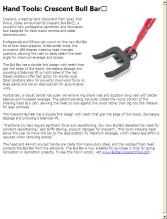 Hand Tools:Â­ Crescent Bull Bar - Contractor Supply Magazine