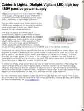 Cables & Lights: Dialight Vigilant LED high bay 480V passive power ...