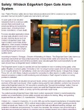 Safety: Wildeck EdgeAlert Open Gate Alarm System - Contractor Supply ...