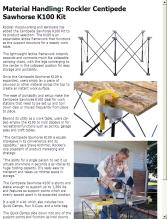 Material Handling: Rockler Centipede Sawhorse K100 Kit - Contractor ...