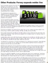 Other Products: Forney expands welder line - Contractor Supply Magazine