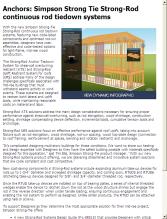 Anchors: Simpson Strong Tie Strong-Rod continuous rod tiedown systems ...