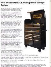 Tool Boxes: DEWALT Rolling Metal Storage System - Contractor Supply ...