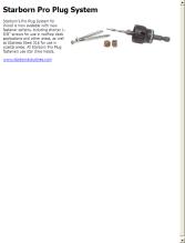 Starborn Pro Plug System - Contractor Supply Magazine