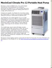 MovinCool Climate Pro 12 Portable Heat Pump - Contractor Supply Magazine