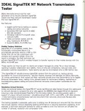 IDEAL SignalTEK NT Network Transmission Tester - Contractor Supply Magazine