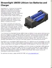 Streamlight 18650 Lithium-ion Batteries and Charger - Contractor Supply ...