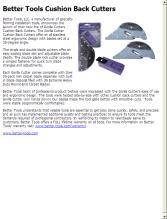 Better Tools Cushion Back Cutters - Contractor Supply Magazine