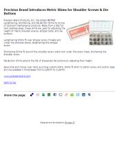 Precision Brand Introduces Metric Shims for Shoulder Screws & Die ...